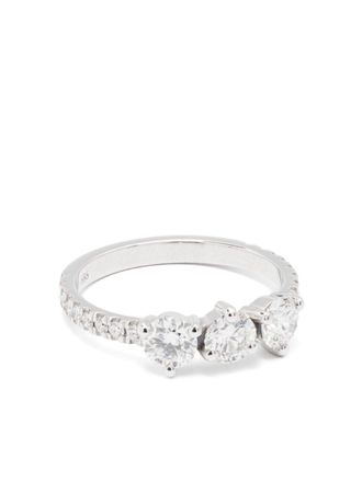 Loyal.e Paris bague Solitaire Absolu.e Encore en or blanc 18ct - Argent