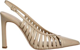 Michael Kors Femme, Chaussures, Beige, Taille: 41 EU Adriana Escarpin en Cuir