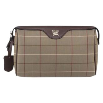 Burberry Pre-owned Nova check Pochette - Femme - Pre-owned - Beige - Taille: ONE Size