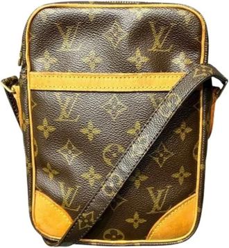 Louis Vuitton unisex, Pre-owned, Brun, Taille: ONE Size Sac bandouli&egrave;re Pre-owned Vintage en toile enduite