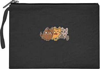 Bonateks Femme Frfcb102145 Femme Clutches, Noir, Black EU