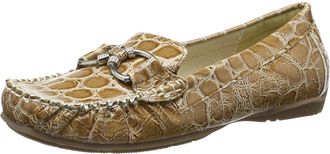 Andrea Conti Damen 0879007 Mokassin, Beige (Taupe 066)