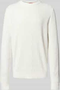 HUGO BOSS Regular Fit Strickpullover aus reiner Baumwolle Modell SIMO