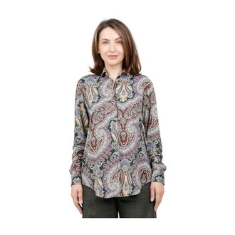 Caliban Camicia fantasia rombi in tessuto no iron - - Blouses & Shirts - Damen - Mehrfarbig - XL
