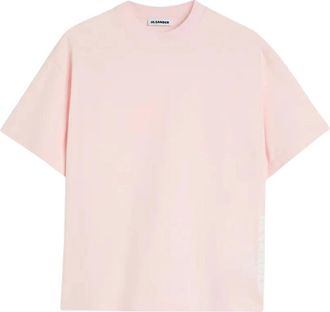 Jil Sander T-shirt imprim&eacute; logo - Femme - Tops - Rose - Taille: 36 FR