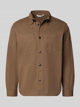 Selected Regular Fit Hemdjacke aus Bio-Baumwoll-Mix Modell TRAVIS