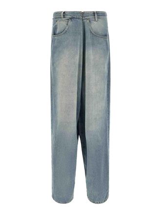 Maison Margiela Straight Leg Jeans - Hellblau