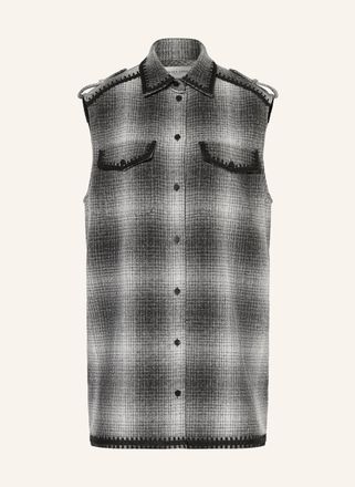 Golden Goose Hemdblusenkleid Journey grau