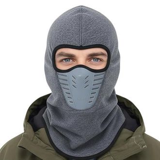 Generic Couvre-visage dhiver | Cagoule thermique coupe-vent | respirante &eacute;lastique | Taille sadapte &agrave; les masques &eacute;pais 120 chaud id&eacute;al pour le ski, lalpinism