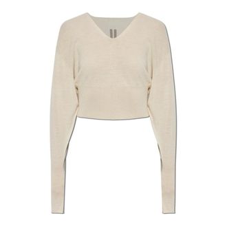 Rick Owens Damen, Strickwaren, Beige, SGr&ouml;&szlig;e