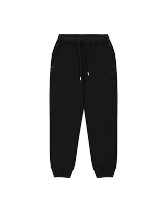 Champion Damen Legacy C-tech W (117477) -Tcv Stretch Poly-Cotton Interlock Rib Cuff Trainingshose, Schwarz (KK001), M