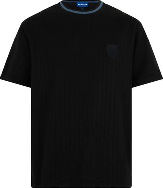 HUGO BOSS Homme, Tops, Noir, Taille: XL T-shirt Davros