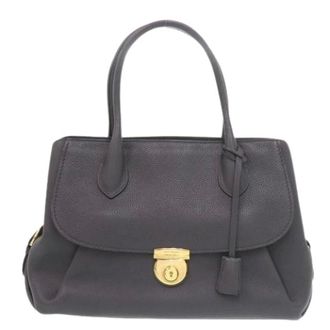 Ferragamo Sac fourre-tout Pre-owned - Femme - Pre-owned - Gris - Taille: ONE Size