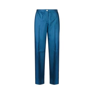F.R.S. For Restless Sleepers Etere Cuffed High Piping Pants - - Trousers - Damen - Blau - XS