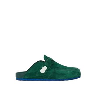 Casablanca Homme, Chaussures, Vert, Taille: 45 EU Mule dExt&eacute;rieur en Cuir
