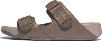 FitFlop Herren Gogh Moc Slide in Leather Schiebe-Sandalen, walnuss, 39.5 EU Weit