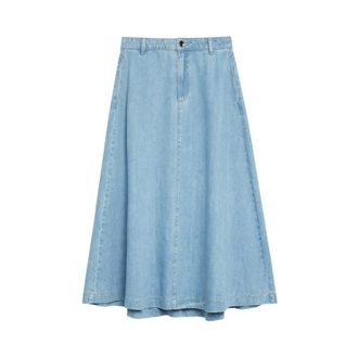 Comma A-Linien Jeansrock - - Skirts - Damen - Blau - L