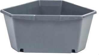 Gusta Garden Paul Potato Starter Etage - stapelbar - Hochbeet/Pflanzgefäß/Blumentopf für Balkon, Garten und Terrasse (1 Etage, Anthrazit/Grau)