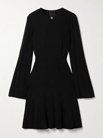 Givenchy Minikleid Aus Cr&ecirc;pe Mit Cut-out Und Verzierung - Schwarz