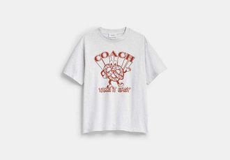 Coach Bretzel T-Shirt Aus Biobaumwolle Im Relaxed Fit