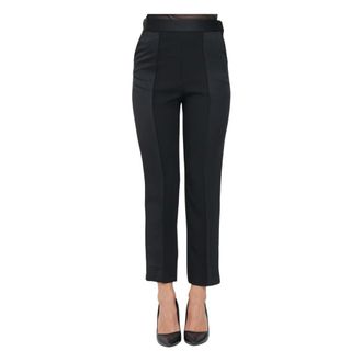 Simona Corsellini Femme, Pantalons, Noir, Taille: 38 FR Pantalon en viscose
