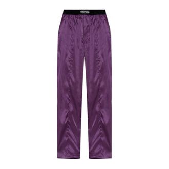 Tom Ford Seidenpyjamahose - - Nightwear & Lounge - Herren - Lila - S