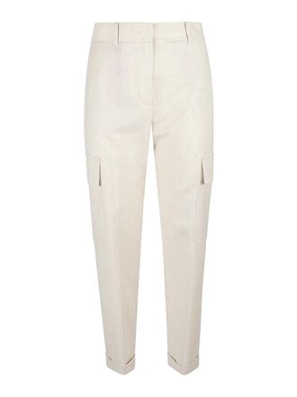 Eleventy Pantalons Décontractés - Crème