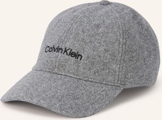Calvin Klein Flanell-Cap grau