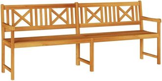vidaXL Vidaxl - Banc de jardin Marron 220 x 56 x 90 cm Bois dacacia massif