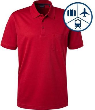 Ragman Herren Polo-Shirt rot