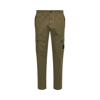 Stone Island Slim-fit Hosen - - Trousers - Herren - Gr&uuml;n - W31