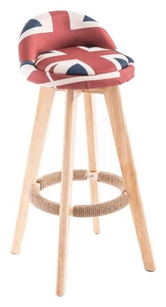 Generic Moderne Barhocker, Hochst&uuml;hle, Massivholz-Hochhocker, Barst&uuml;hle mit nordischer R&uuml;ckenlehne / 37 x 37 x 73 cm