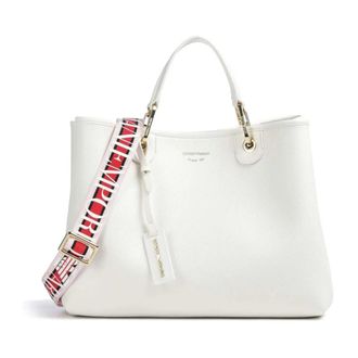 Emporio Armani Femme, Sacs, Blanc, Taille: ONE Size Sac Shopper