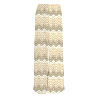 MC2 Saint Barth Femme, Pantalons, Beige, Taille: 38 FR Pantalon Sea Wave