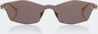 Cartier Lunettes de soleil rectangulaires Panth&egrave;re De Cartier