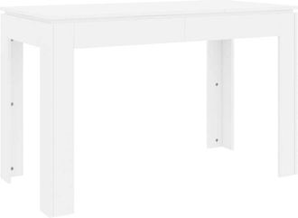vidaXL Esstisch Wei&szlig; 120x60x76 cm Holzwerkstoff vidaXL