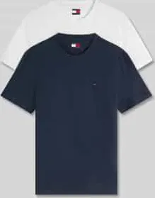 Tommy Jeans Slim Fit T-Shirts aus reiner Baumwolle im 2er-Pack