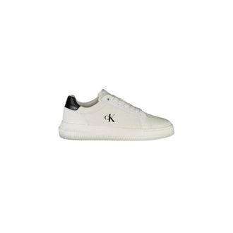 Calvin Klein Wei&szlig;e Polyester-Sneaker mit Gepolsterter Sohle - - Shoes - Herren - Wei&szlig; - 40 EU