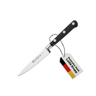Greta Magnusson-Grossman 051EP | Sch&auml;lmesser 20,0 cm | Ultrascharfer K&uuml;chenmesser | Deutschem Edelstahl Klinge 9,5 cm | mit Ergonomischen Griff 10,5 cm (61 Gramm)
