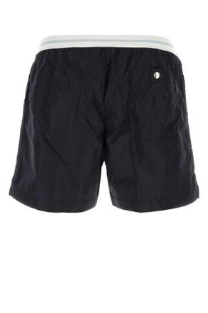 Bottega Veneta Mens Navy Blue Nylon Swimming Shorts Exterior: Lining: Costumi Da Bagno Swimwear