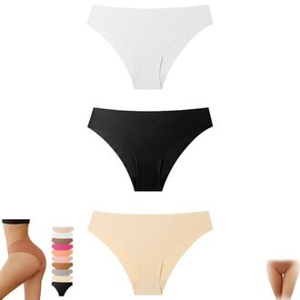 Generic Sous-v&ecirc;tements sans bout de chameau pour femme, r&eacute;sistant &agrave; la transpiration, respirant, confortable, sans couture, sous-v&ecirc;tements invisibles en soie 