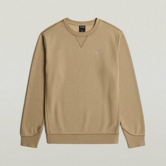 G-Star Sweatshirt Premium Core mit gerippten Eins&auml;tzen