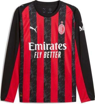 Puma AC Mailand Trikot Langarm Home 2025/2026 rotweiss, L Herren
