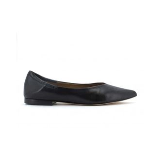 Anna F. Leder Ballerinas mit Elastischen Eins&auml;tzen - - Shoes - Damen - Schwarzk - 38 1/2 EU