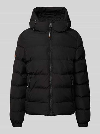 Superdry Steppjacke mit Rei&szlig;verschlusstaschen