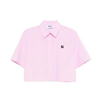 Msgm Camicia - - Blouses & Shirts - Damen - Rosa - S
