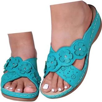 Generic Sandales orthop&eacute;diques pour femme avec soutien de la vo&ucirc;te plantaire, sandales compens&eacute;es confortables pour femme 2026, chaussures d&eacute;t&eacute; d&eacute;contract&eacute;es 