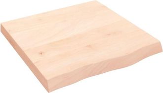 vidaXL Dessus de table 60x60x(2-6) cm bois de ch&ecirc;ne massif non trait&eacute; Vidaxl