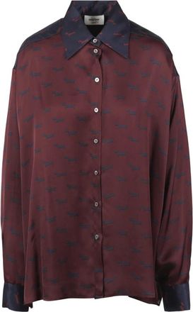 ottod'Ame Femme, Blouses et Chemises, Rouge, Taille: 40 FR Chemises