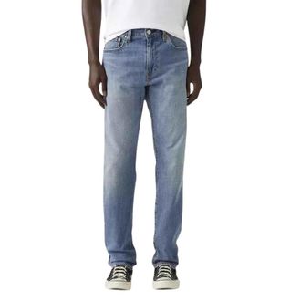 Levi's Homme, Jeans, Bleu, Taille: W29 L32 502 Taper Linen+ Denim Jeans